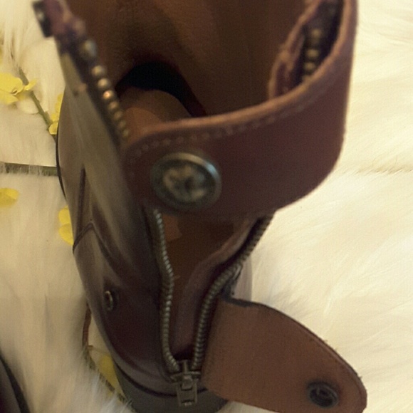 Frye | Shoes | Frye Genuine Leather With Snap And Zipper Closure | Poshmark